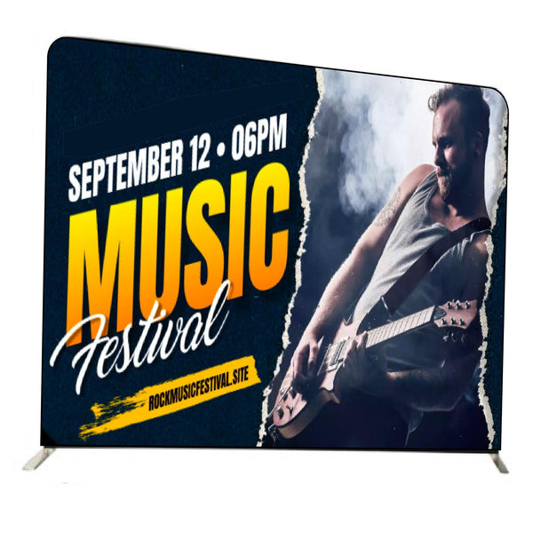 Portable Stretch Fabric Backdrop with Aluminium Frame - Custom Designs ...